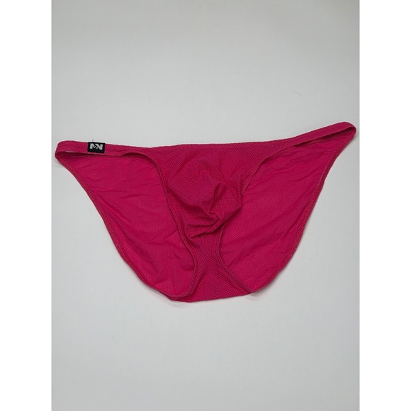 N2N Bodywear | Underwear & Socks | N2n Bodywear Mens Pink Mesh Bikini ...